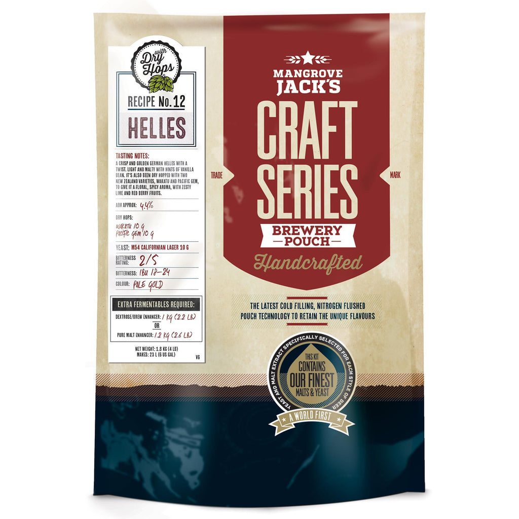 Mangrove Jack's Craft Series Recipe No.12 Helles | Inn House Brewery