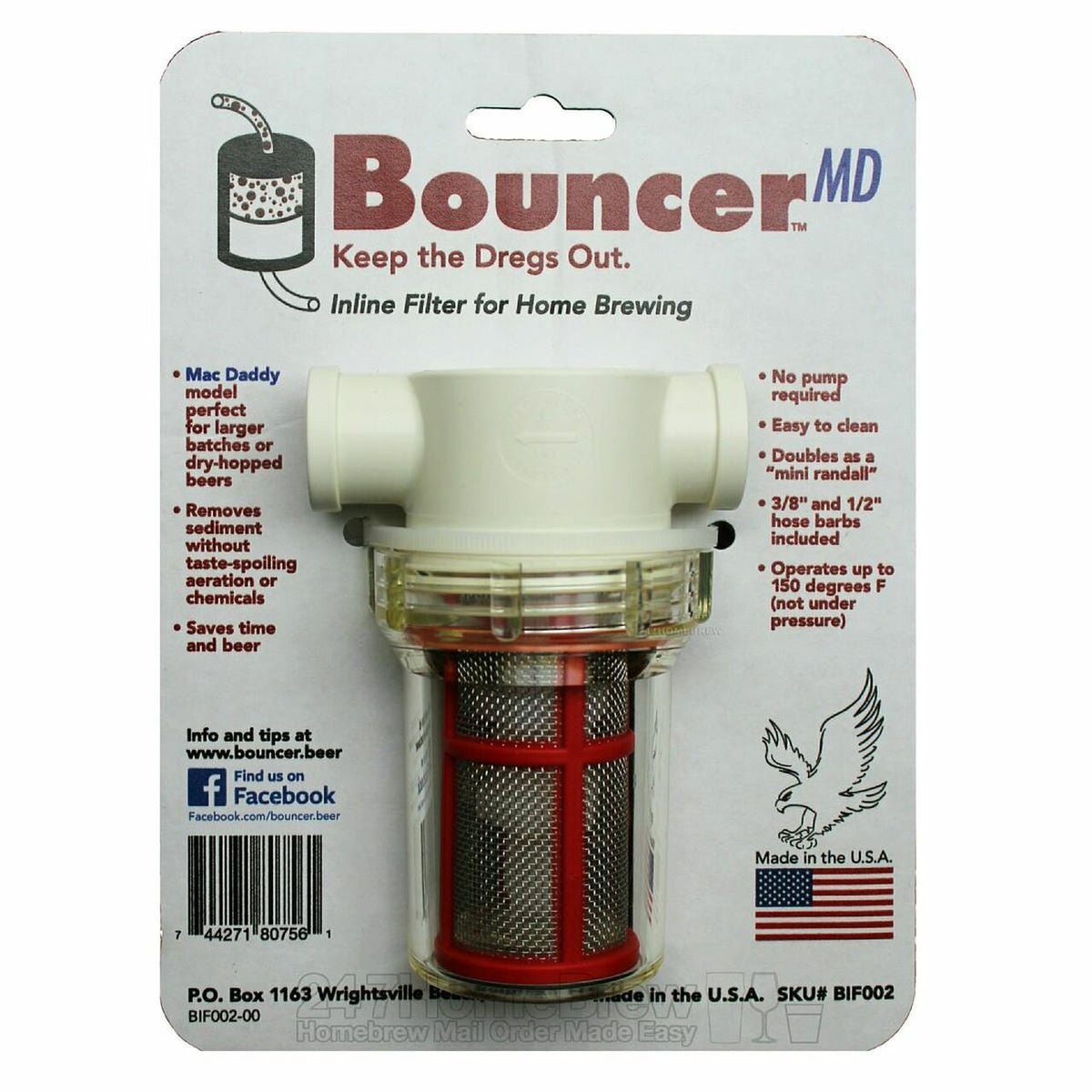 Bouncer Inline Filter | Inn House Brewery