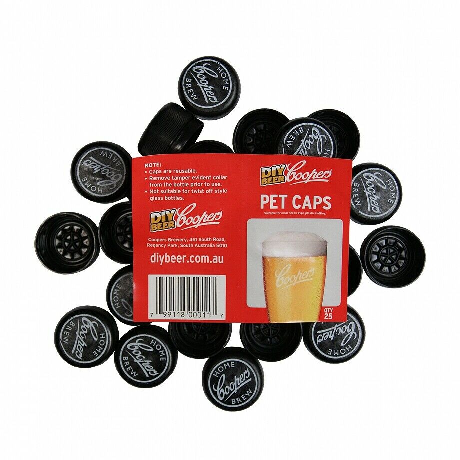 Coopers PET Screw Caps 25s | Inn House Brewery