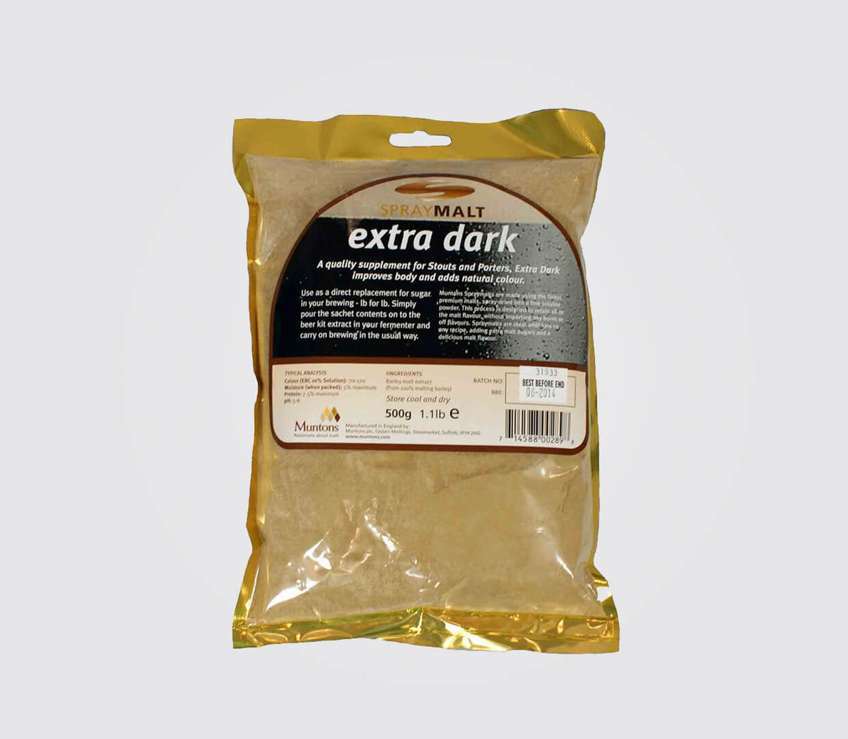 Spraymalt Extra Dark 500g | Inn House Brewery